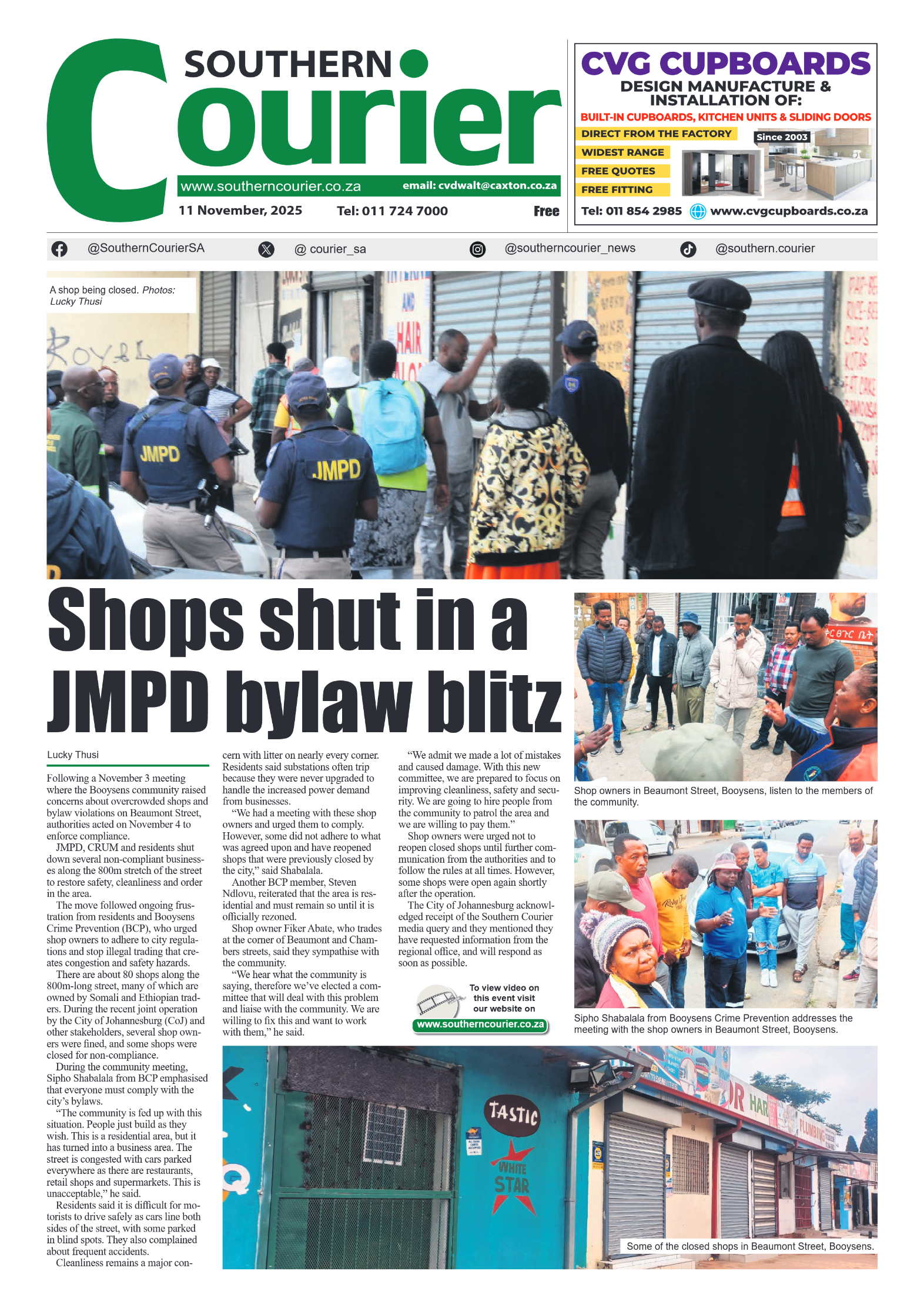 Southern Courier 11 November 2025 | Southern Courier